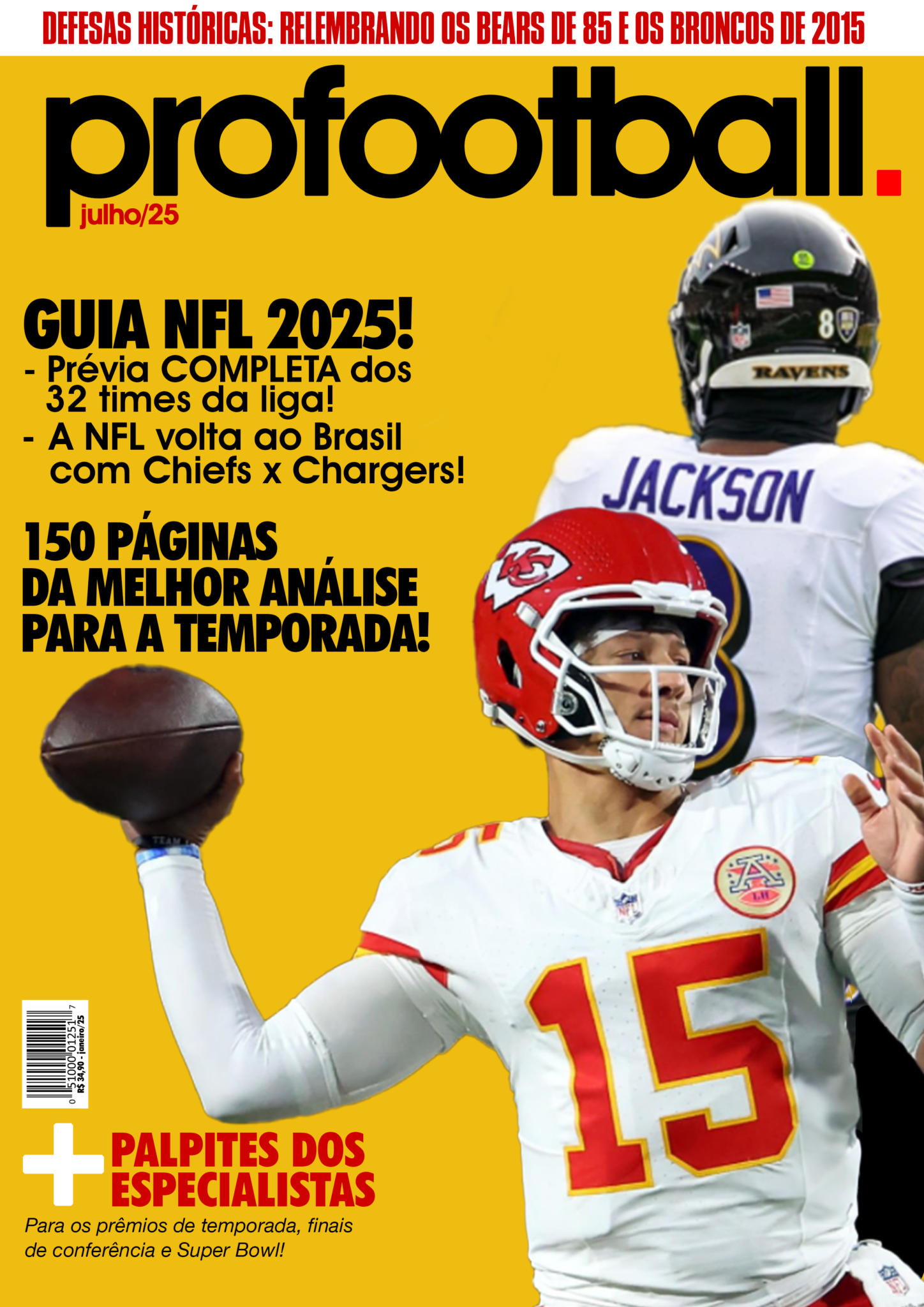 Guia da temporada 2025 - Pro Football: NFL no Brasil com Notícias e Opinião